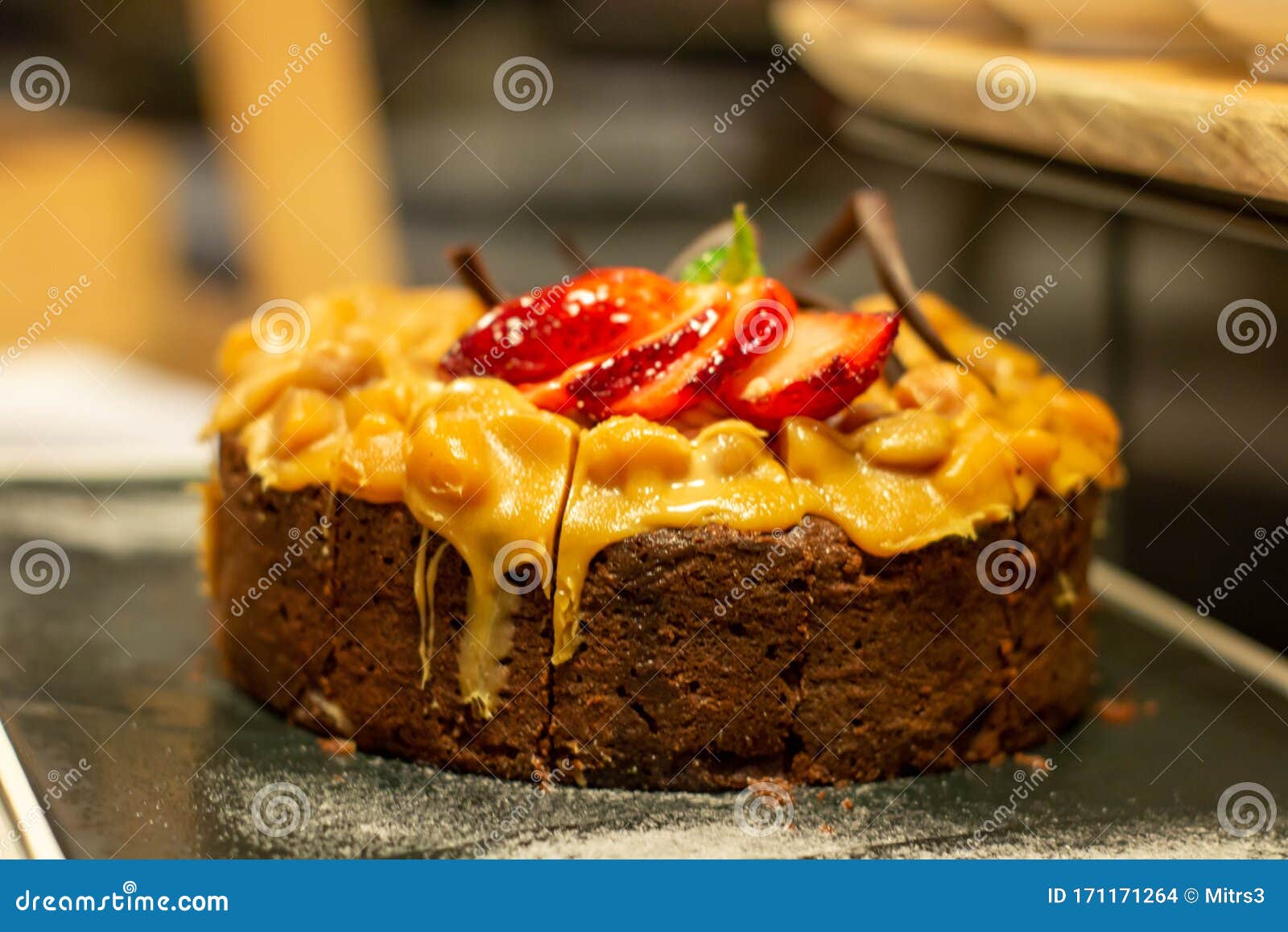 Chocolate Praline with Mixed Nut Background Stock Photo - Image of ...