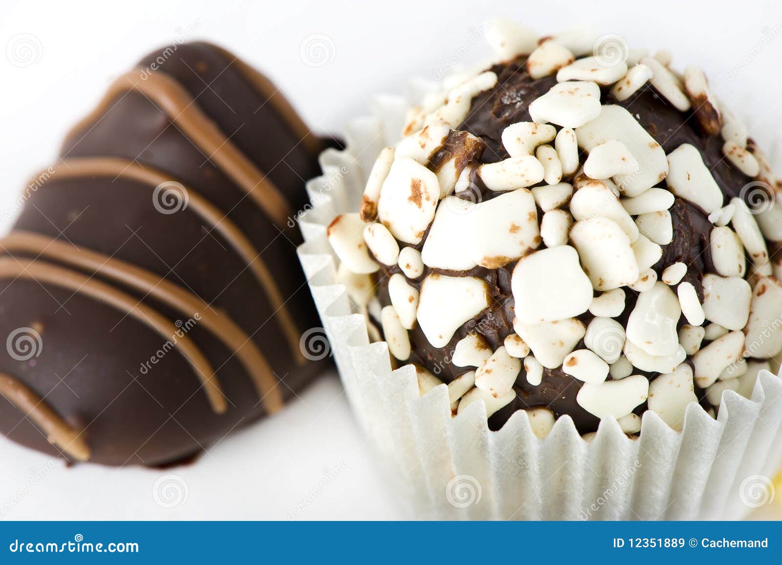 Chocolate pralines stock image. Image of holiday, gourmet - 12351889