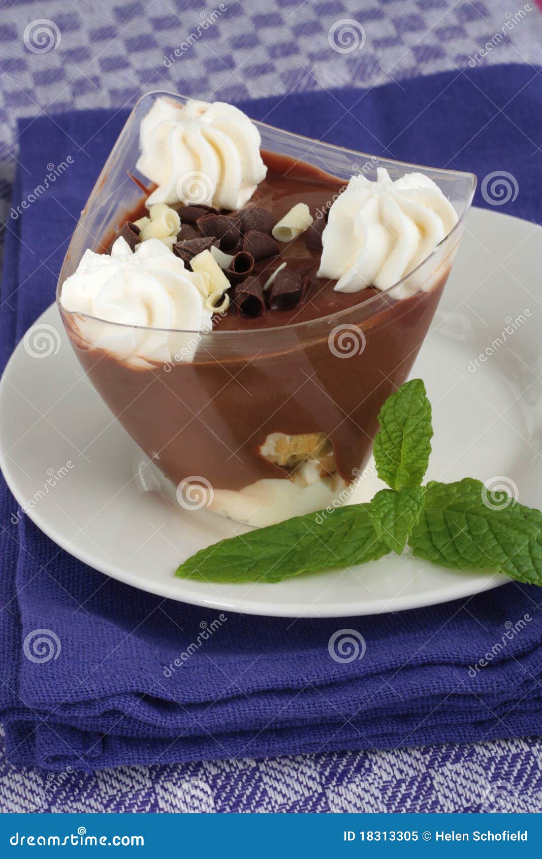 Chocolate Profiteroles Dessert Stock Image - Image of delicious ...