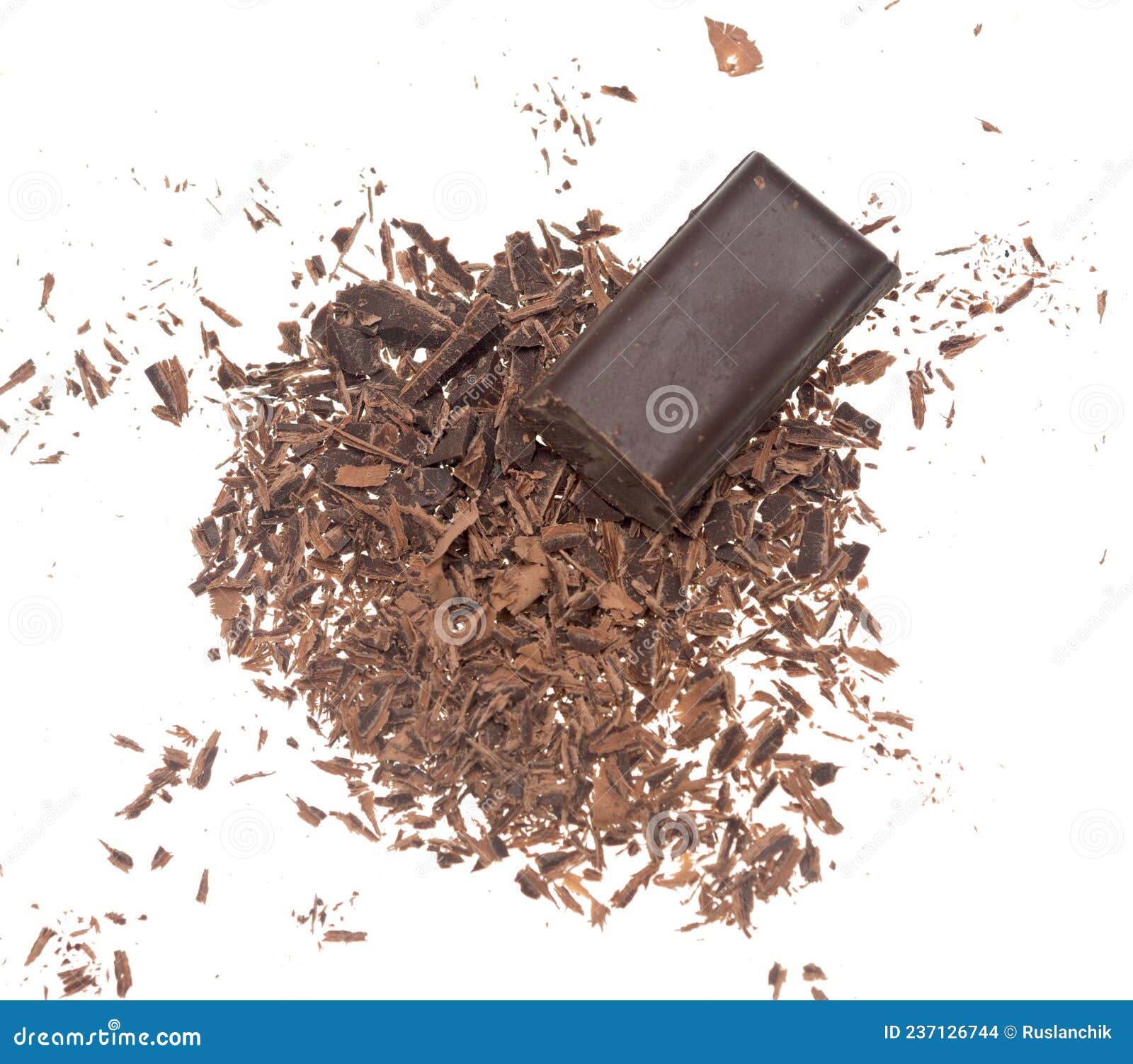 Chocolate rallado foto de archivo. Imagen de caramelo - 237126744