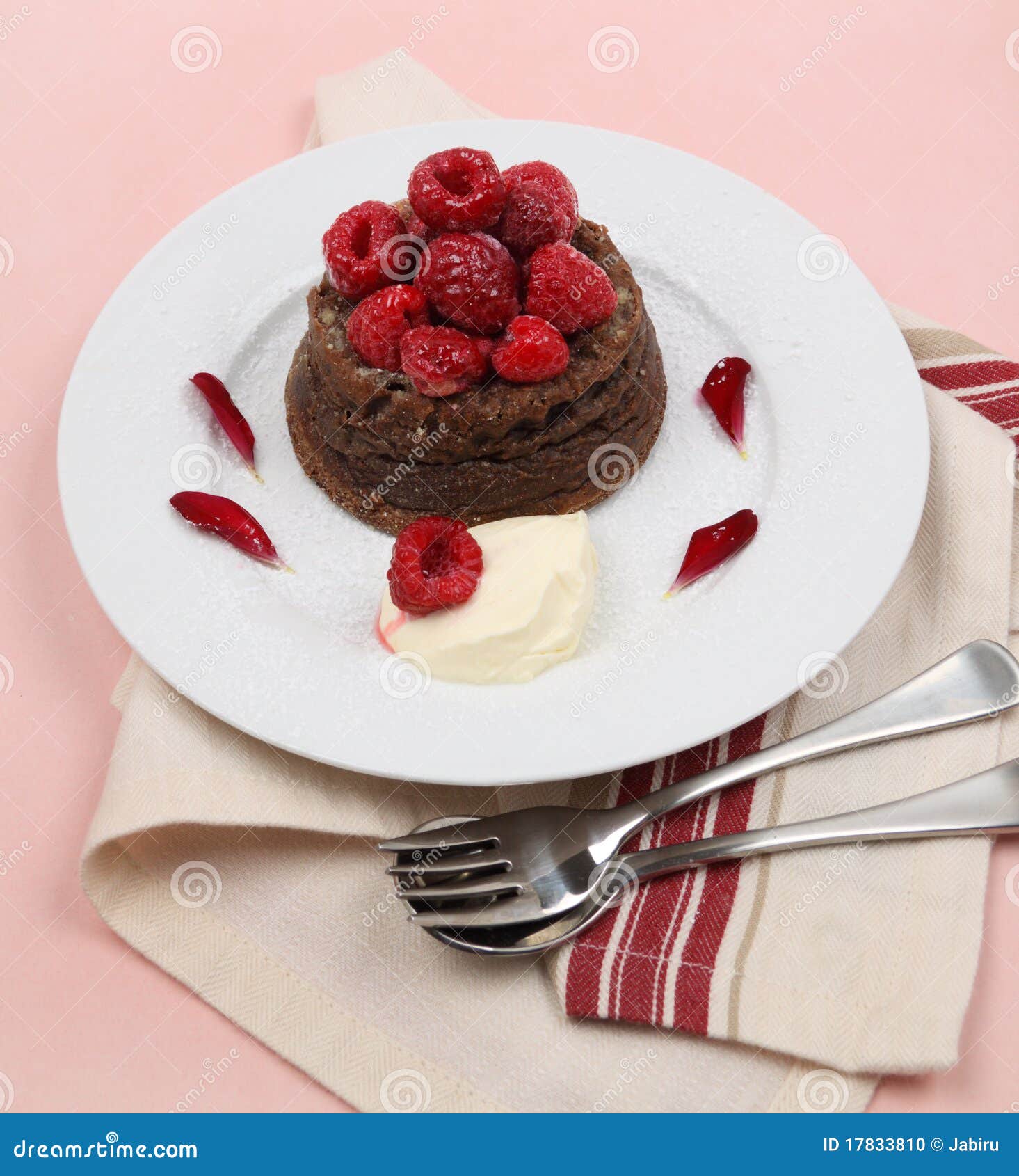 Chocolate Raspberry Dessert Stock Photo - Image of dessert, indulgence ...