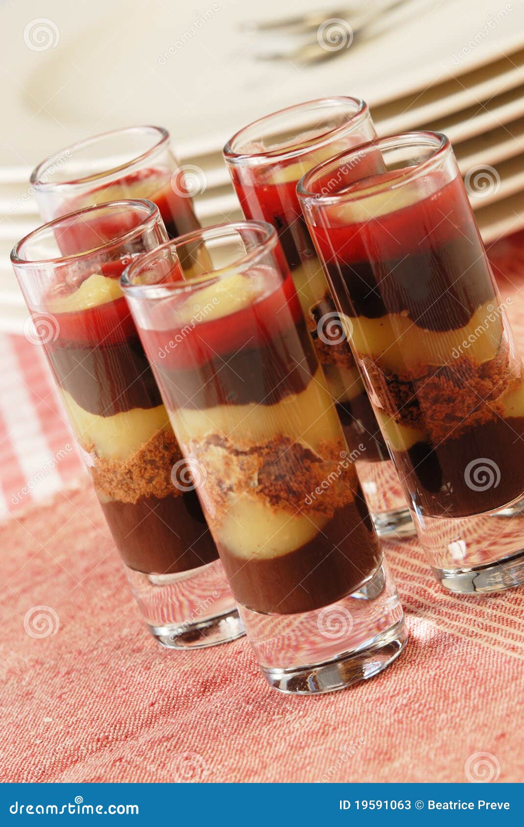 Raspberry Dessert. Table Setting. Wedding Decor In The Magic Forest For ...