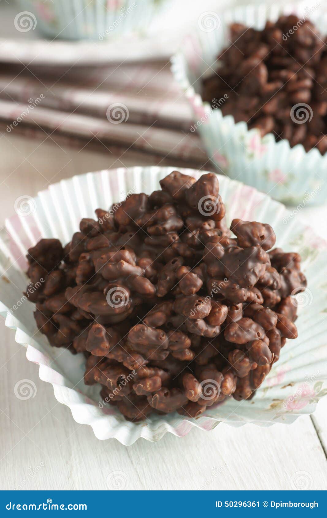 Chocolate rice cakes stock image. Image of food, biscuit - 50296361