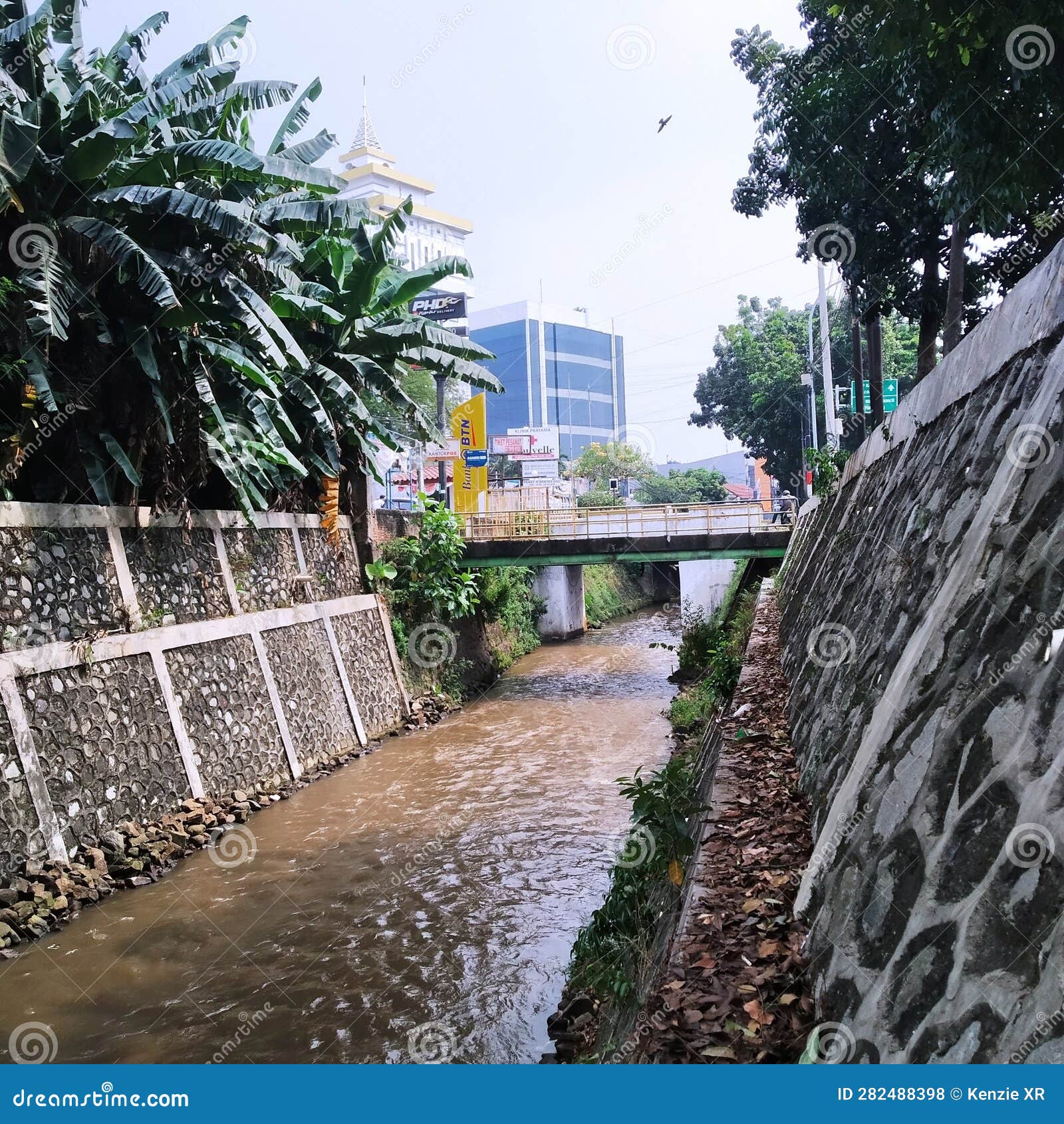 The Chocolate River in the City Stock Photo - Image of chocolate, river ...