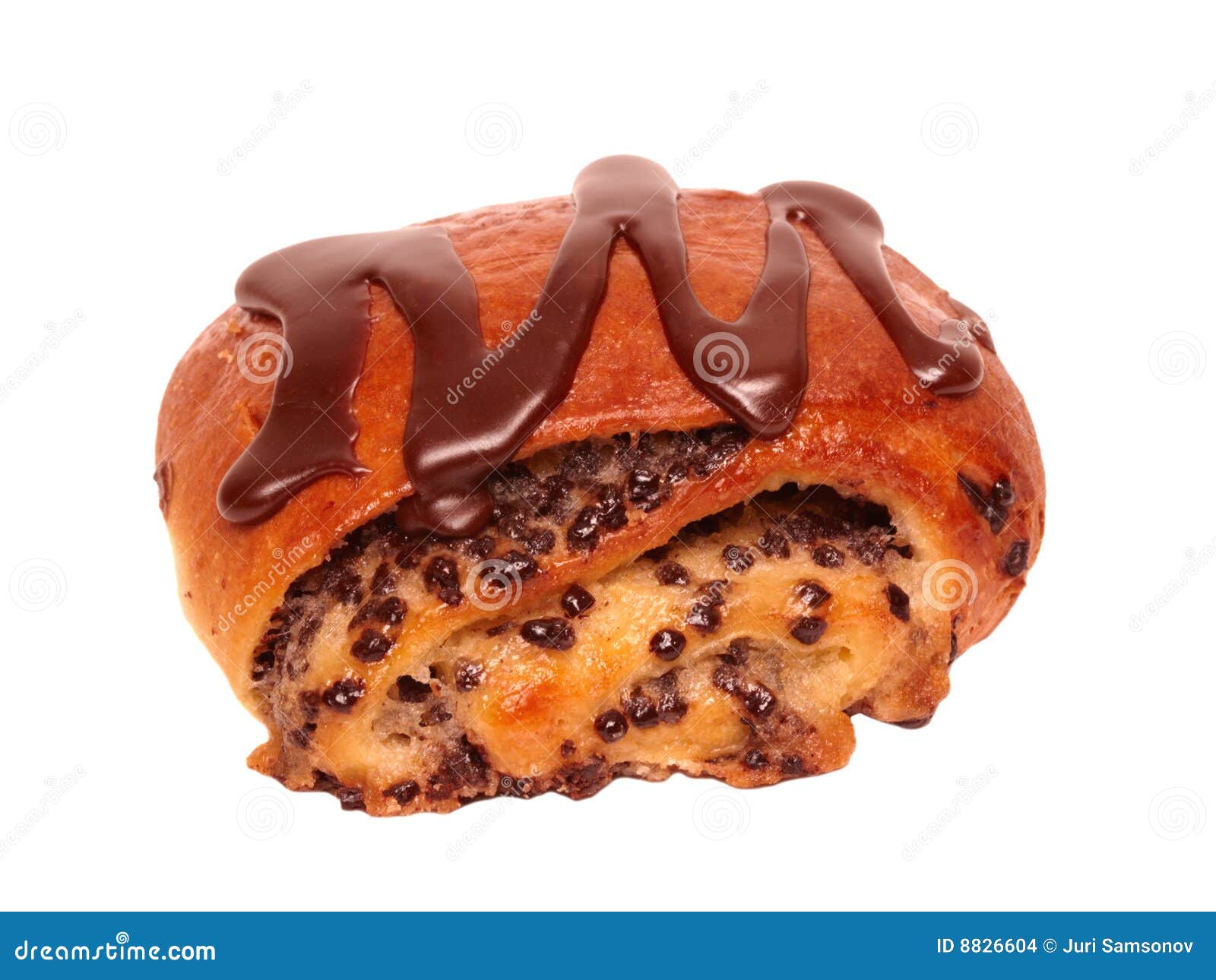 Chocolate roll. stock photo. Image of chocolate, taste - 8826604