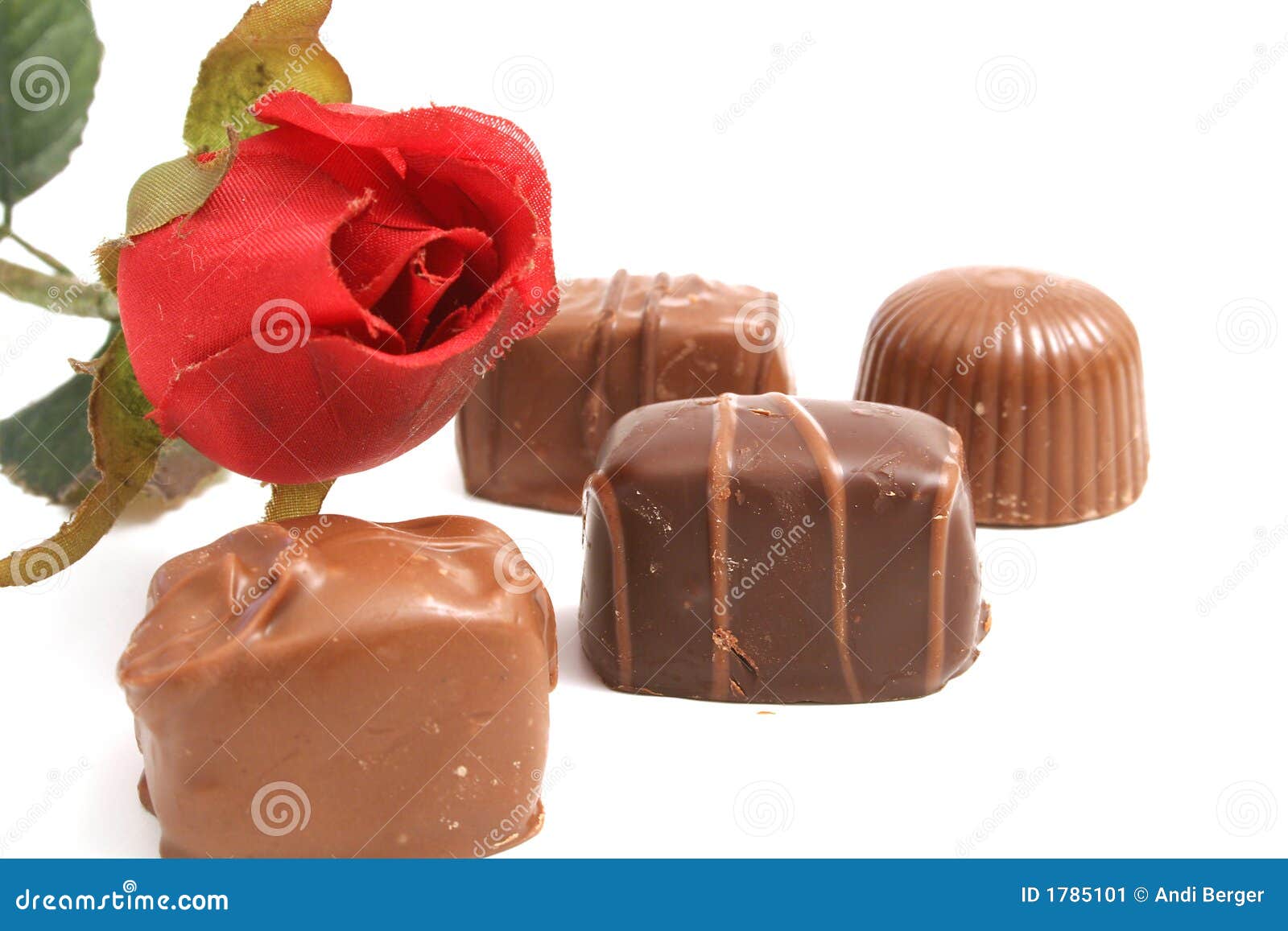 Chocolate & Rose Picture. Image: 1785101