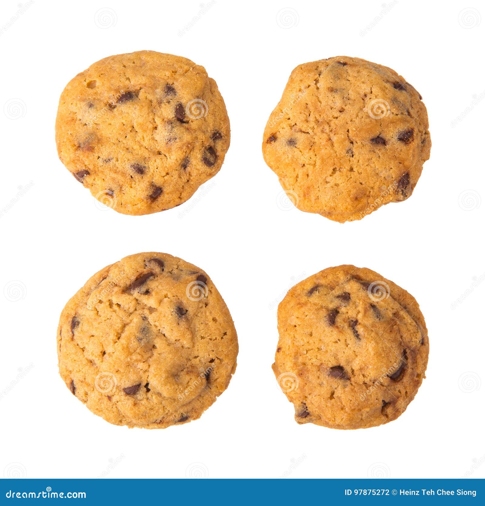 Chocolate round cookie stock photo. Image of chocolate - 97875272