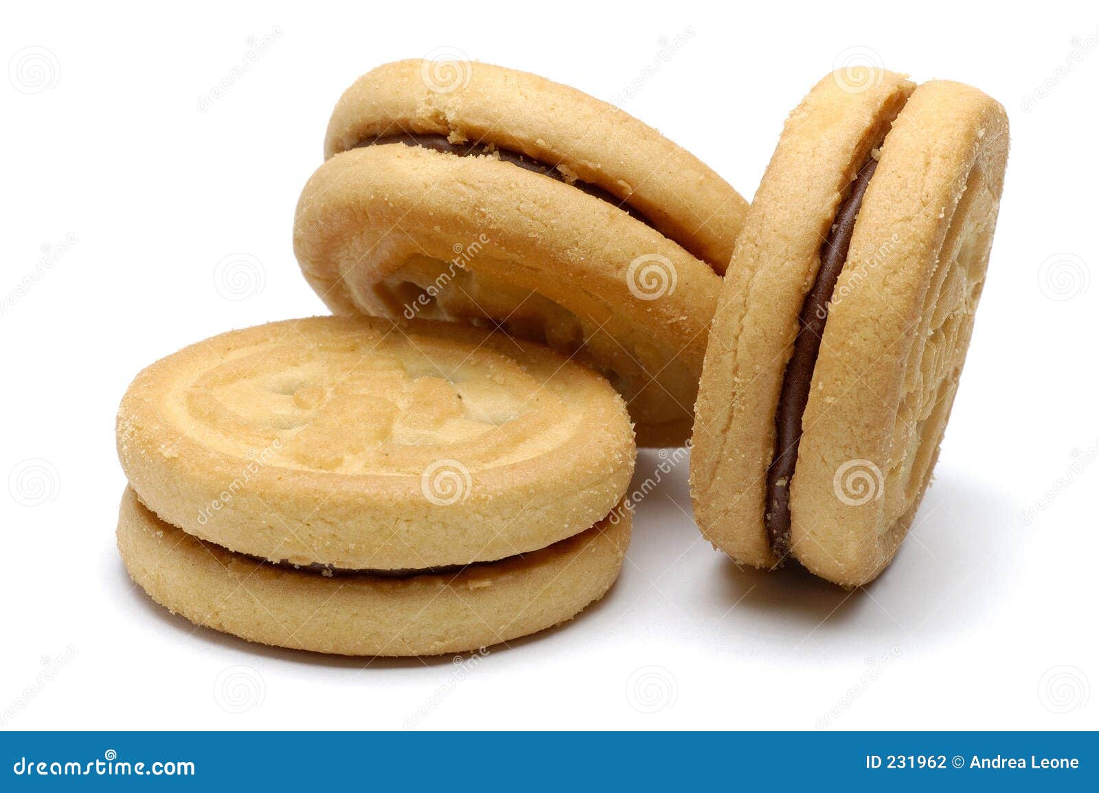 Chocolate Sandwitch Biscuits Stock Photo - Image of breakfast, sweets ...