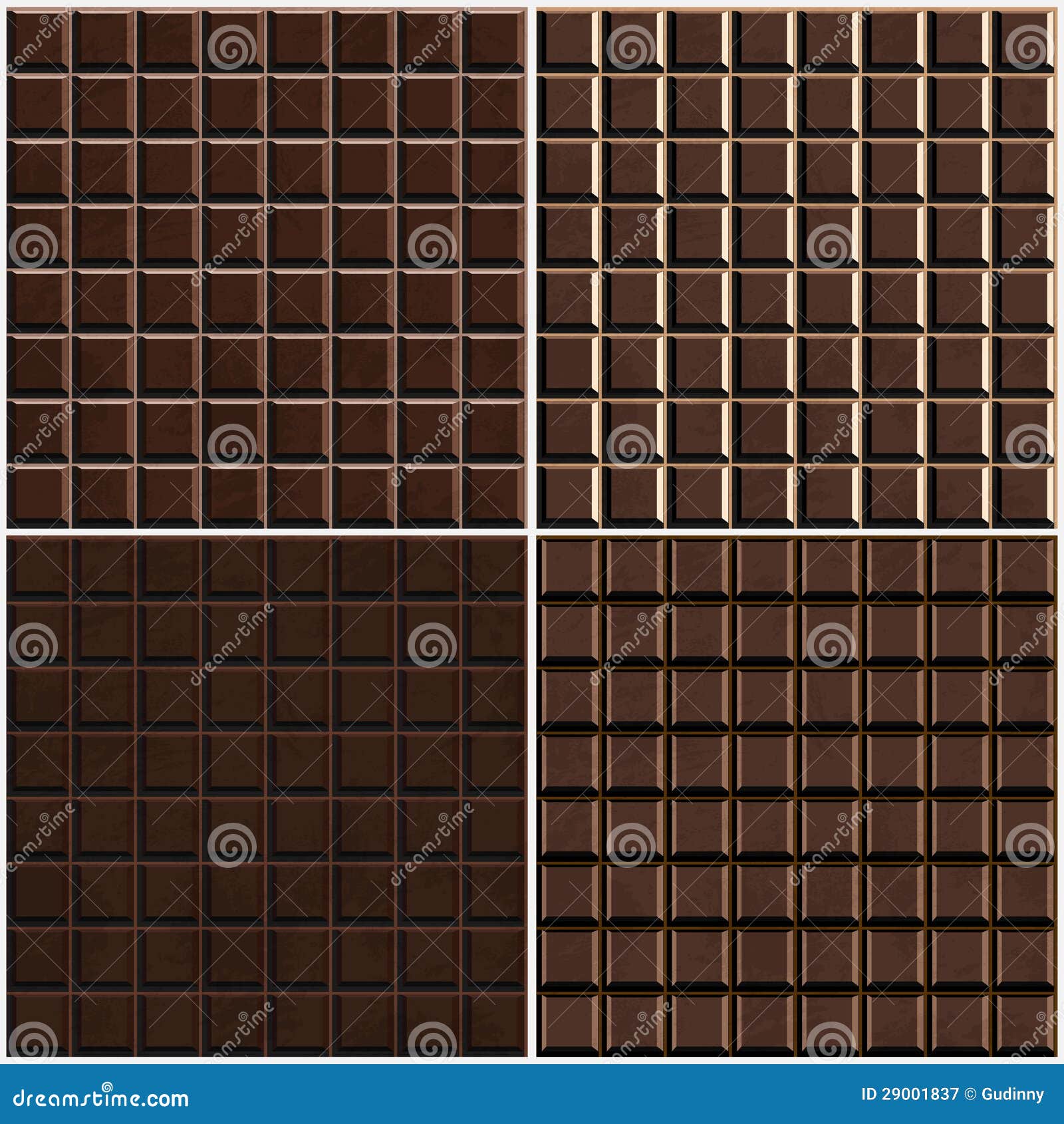 Chocolate Seamless Texture Vector Illustration | CartoonDealer.com ...