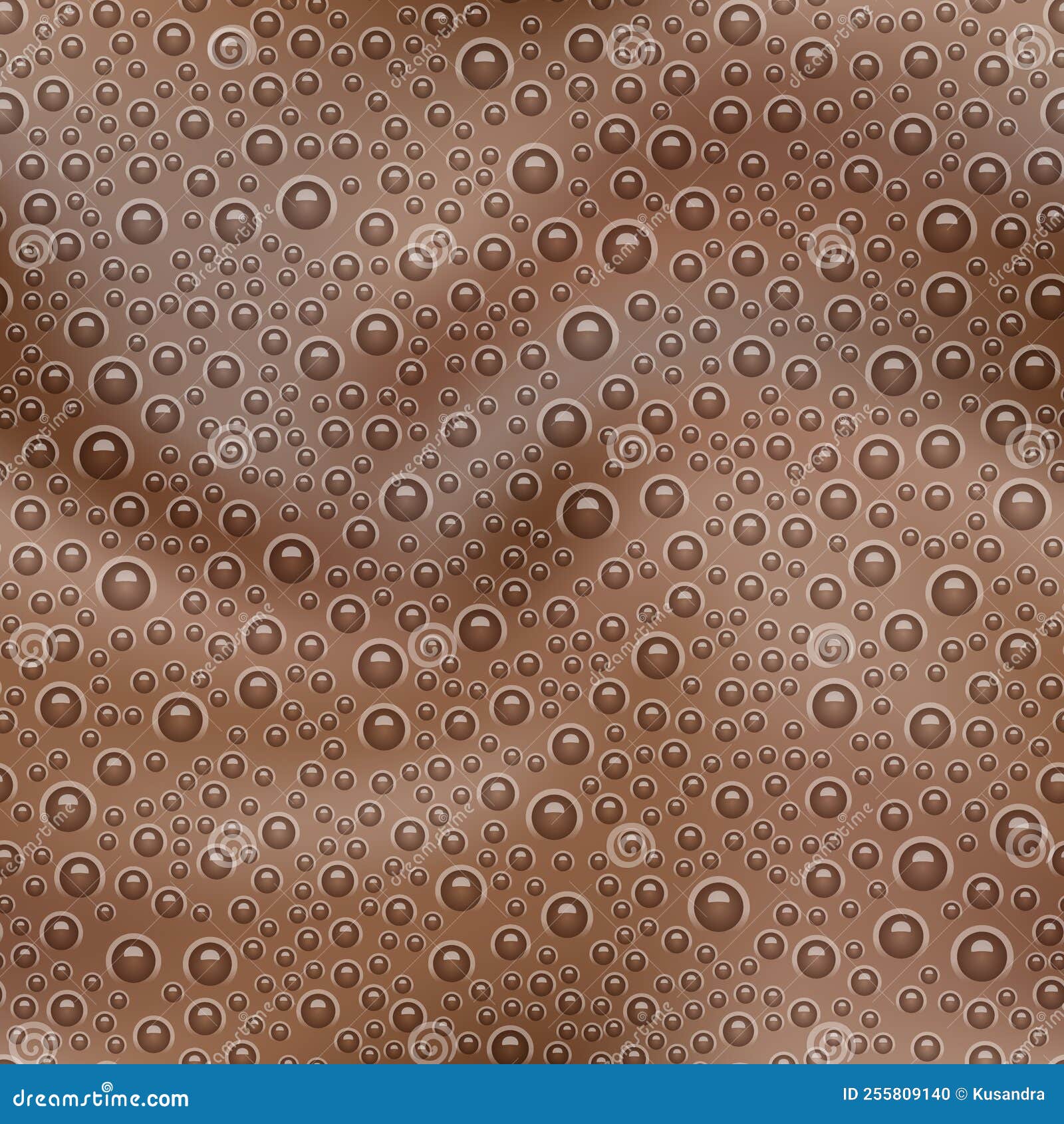 Chocolate Seamless Pattern with Milkshake Texture Top View Stock Vector ...