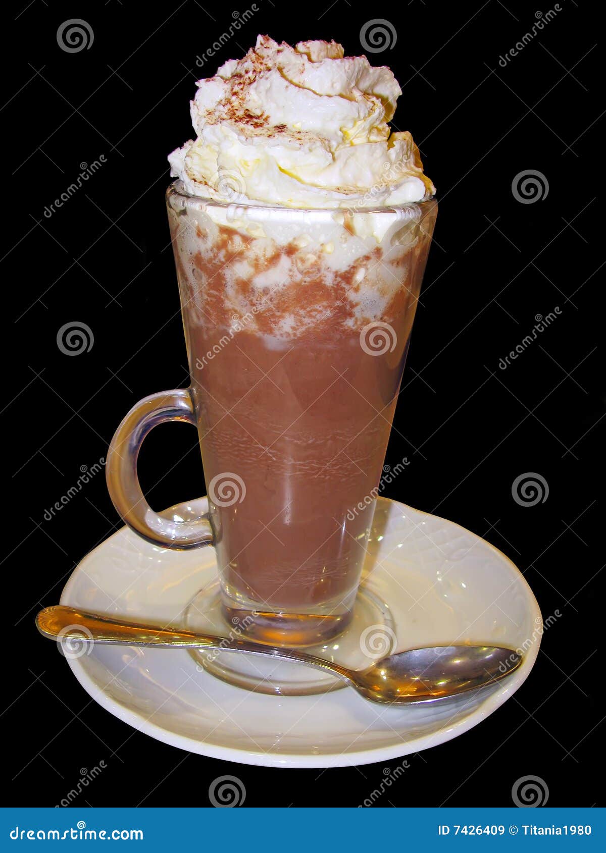 Chocolate Shake and Ice Cream Stock Image - Image of milk, coffee: 7426409