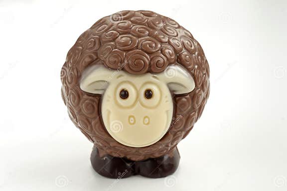 Chocolate sheep stock photo. Image of child, nutritious - 52015206