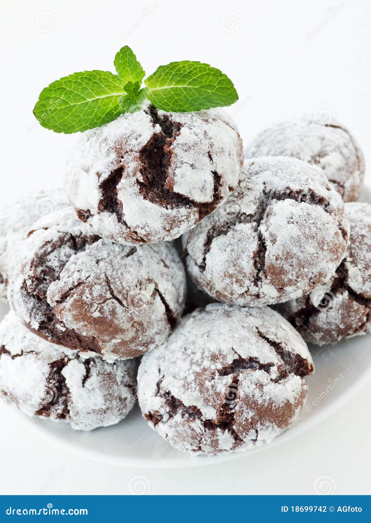 Chocolate snowcaps stock photo. Image of fresh, snack - 18699742