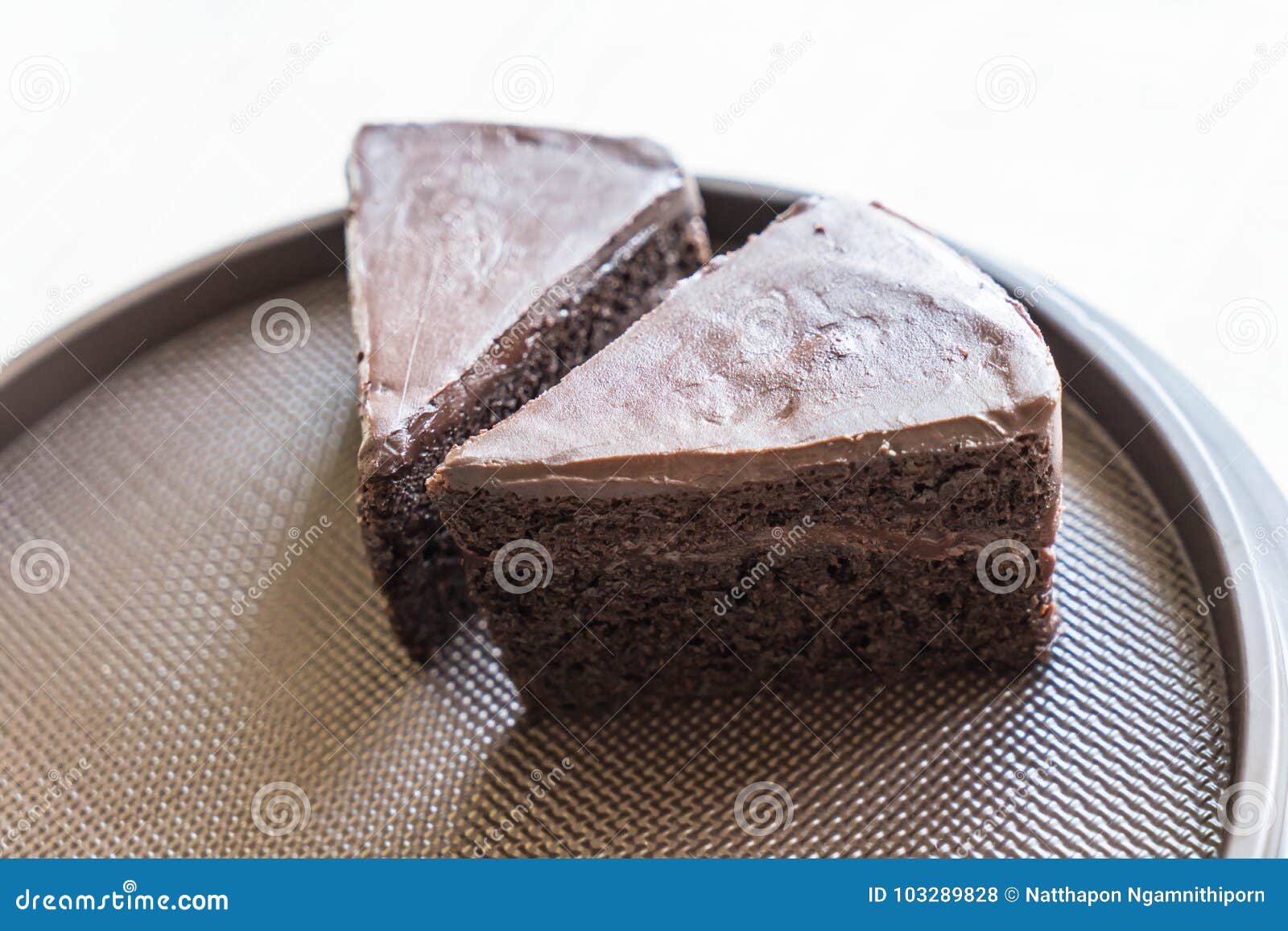 Chocolate soft cake stock photo. Image of background - 103289828