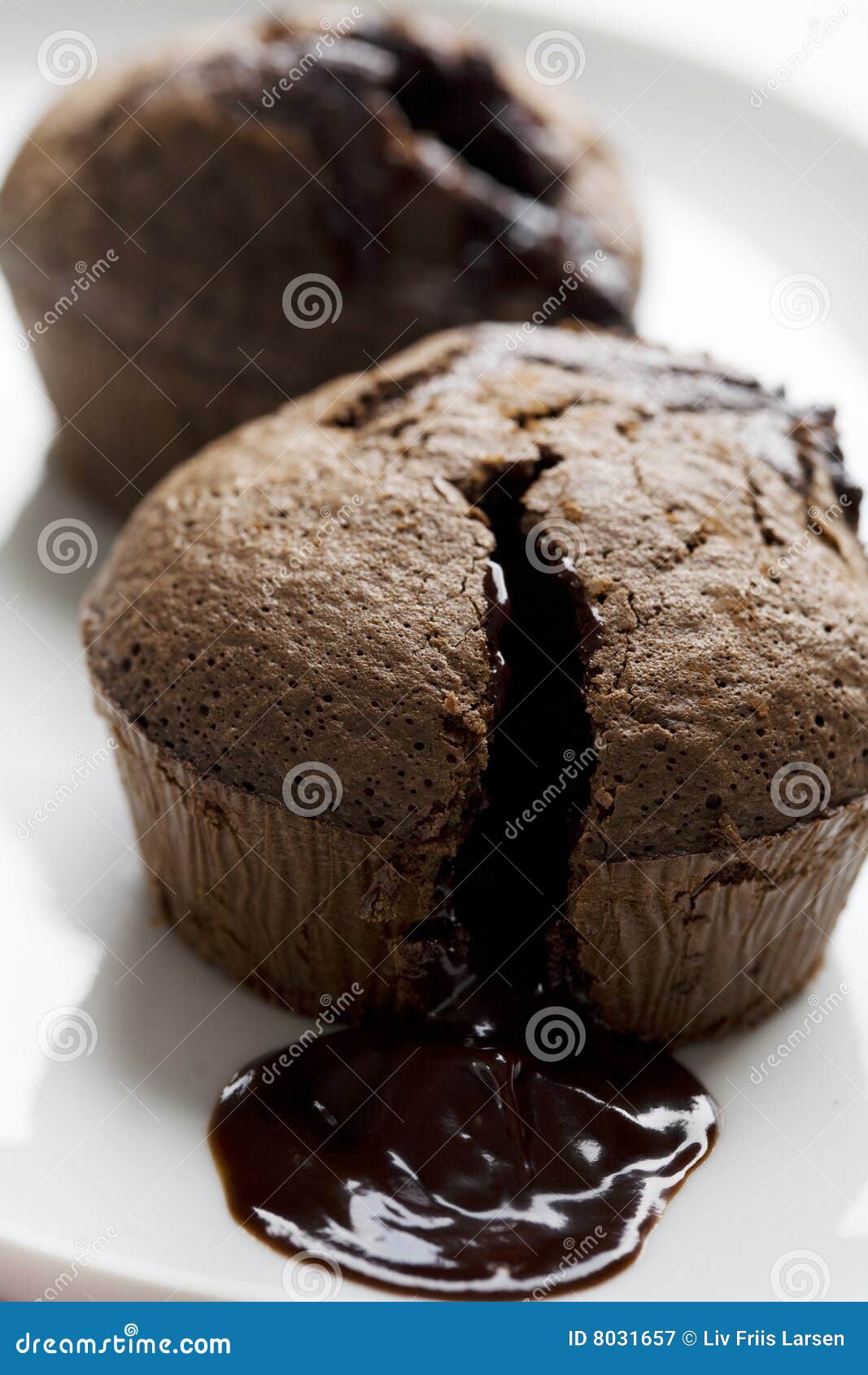 Chocolate souffle stock image. Image of plate, cake, liquid - 8031657