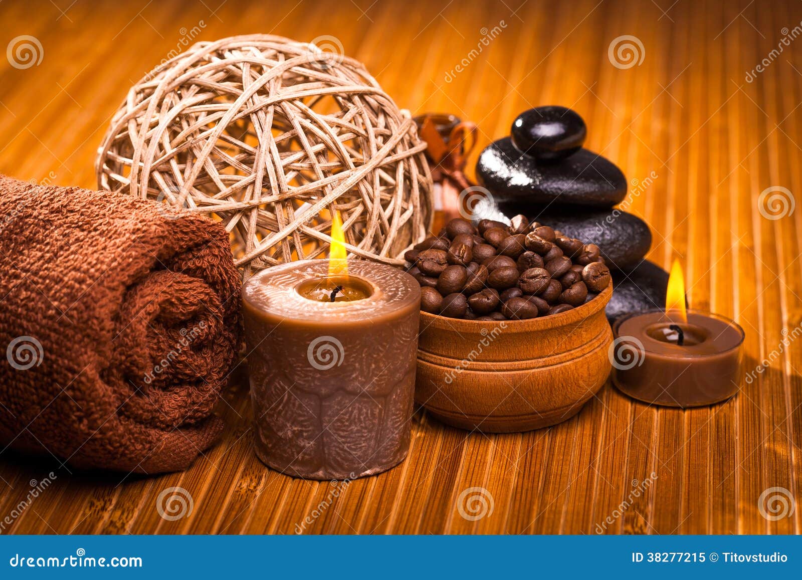 Chocolate Spa stock image. Image of clay, rattan, health - 38277215