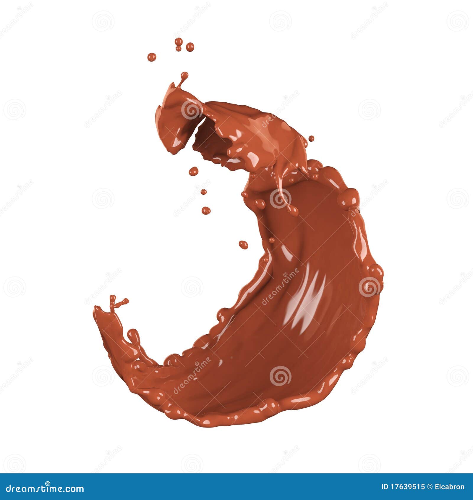 Chocolate Splash Cartoon Vector | CartoonDealer.com #18011273