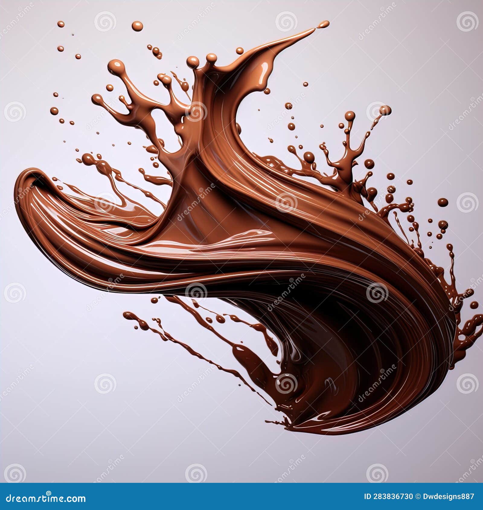 Chocolate splash. stock illustration. Illustration of font - 283836730