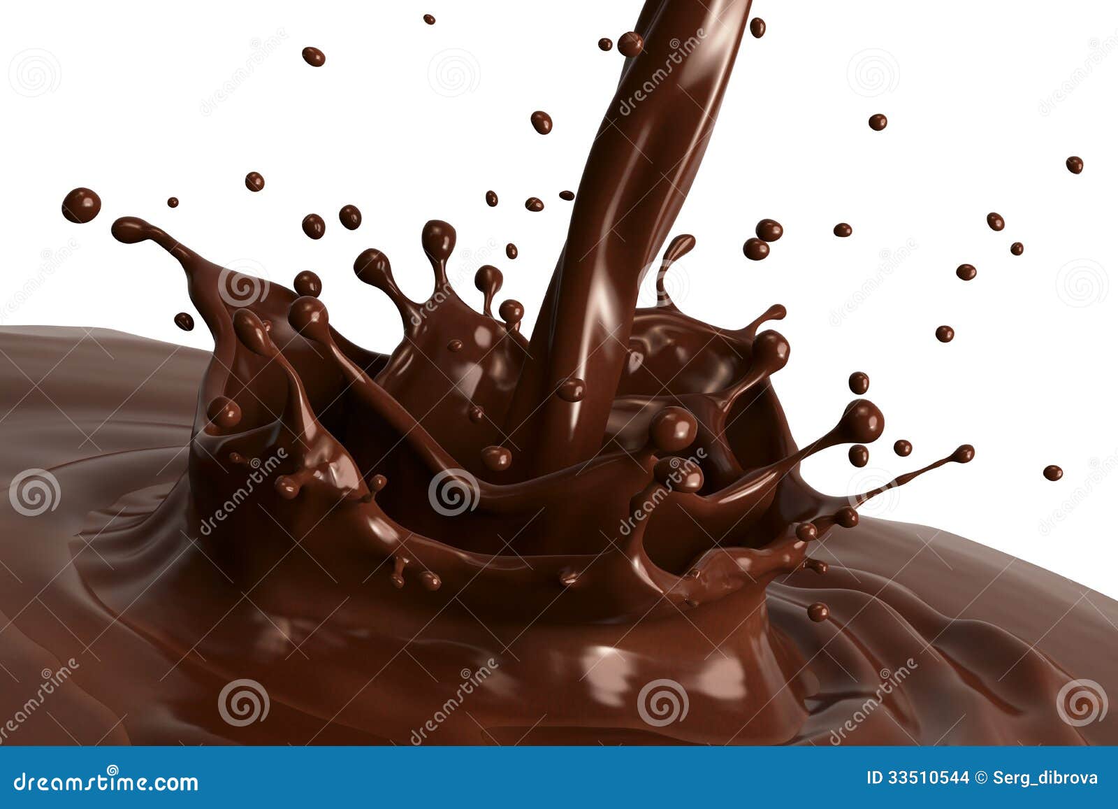 Chocolate Splash Cartoon Vector | CartoonDealer.com #18011273