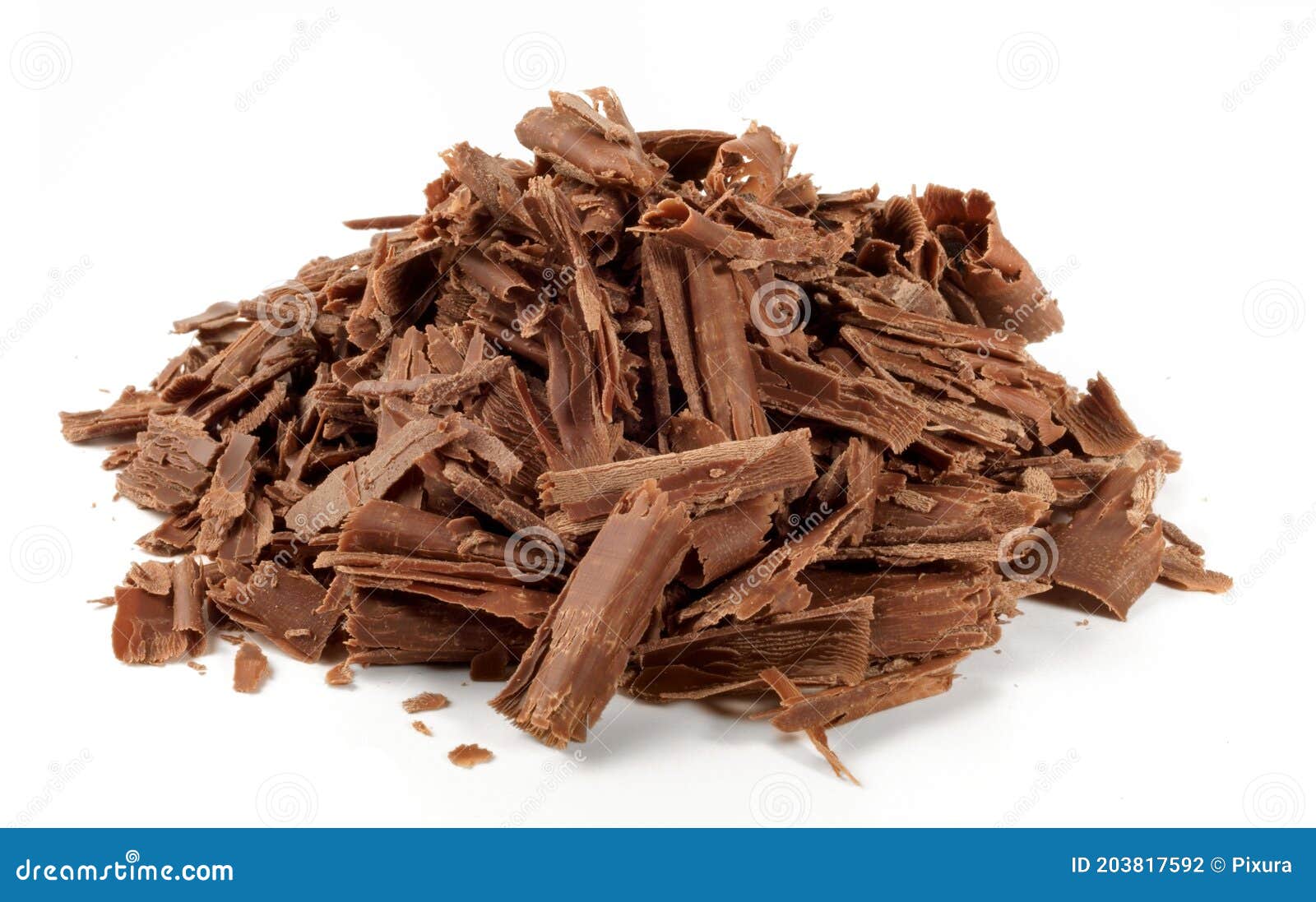 Chocolate Splitters on White Background - Isolated Stock Photo - Image ...