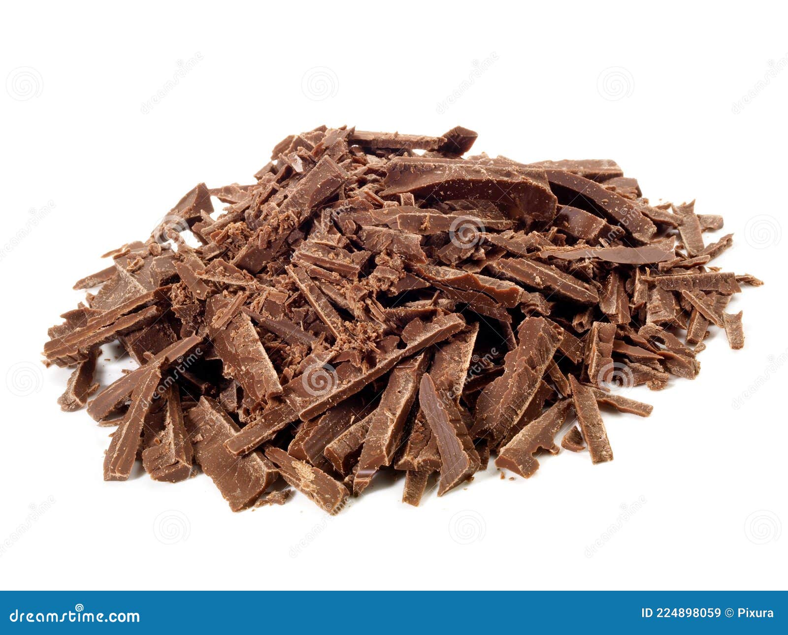 Chocolate Splitters on White Background - Isolated Stock Image - Image ...