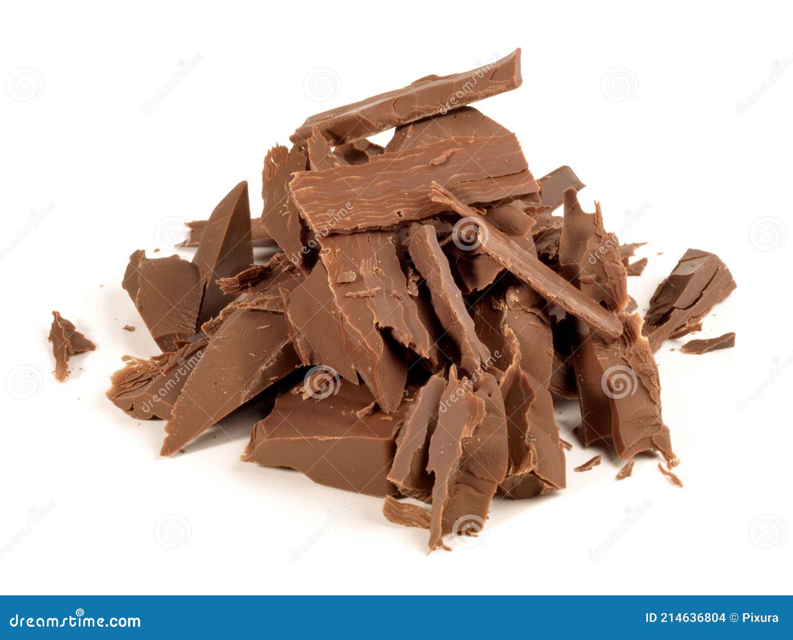 Chocolate Splitters on White Background - Isolated Stock Photo - Image ...