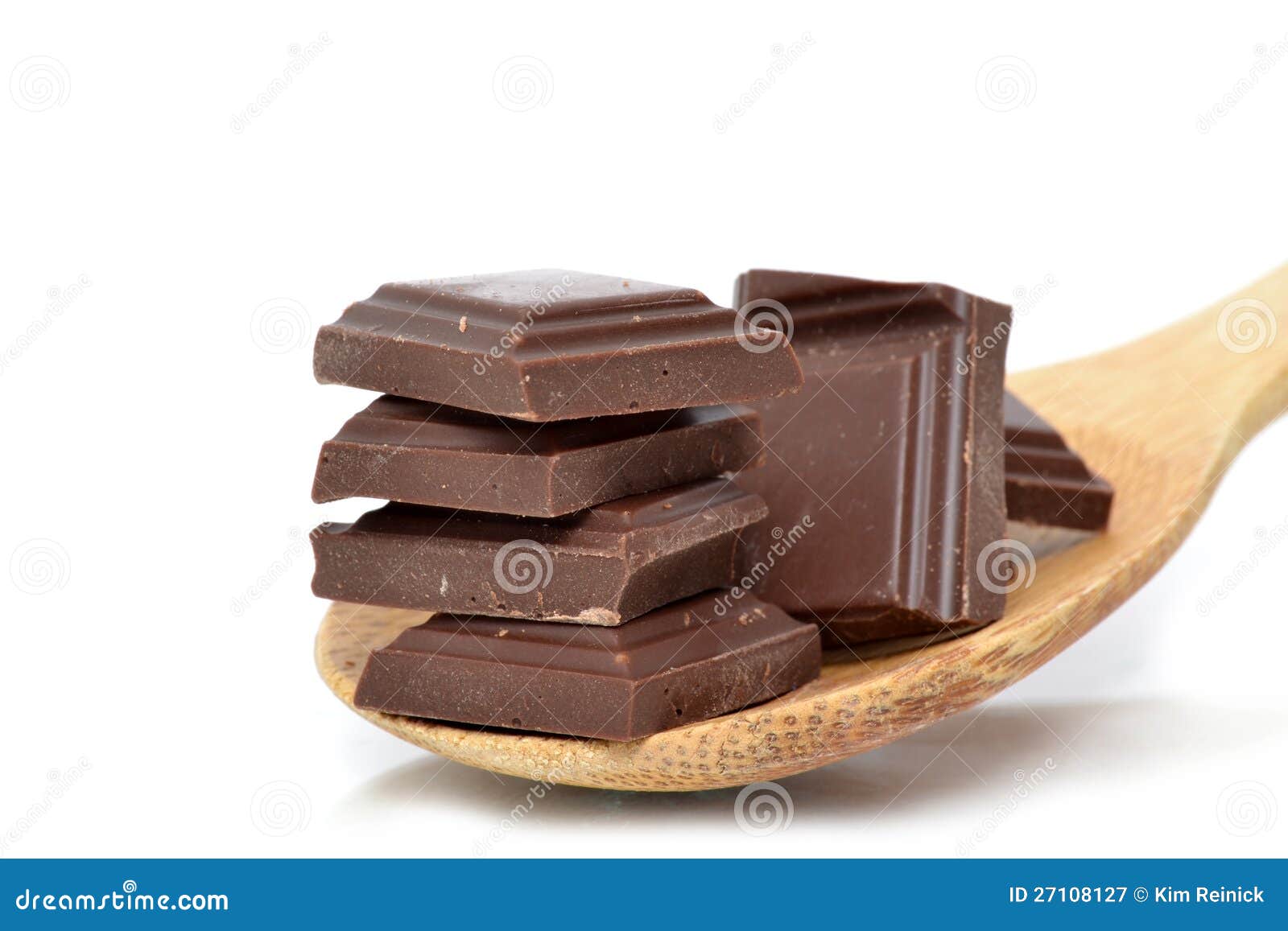 Chocolate Spoon stock image. Image of white, candy, snack - 27108127