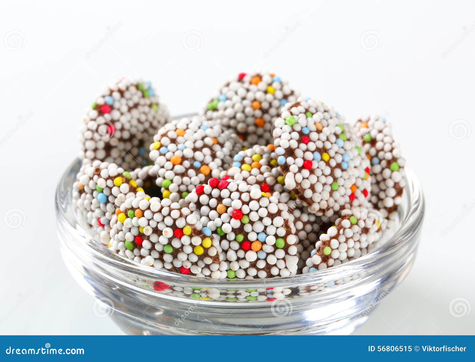 Chocolate sprinkle cookies stock image. Image of sweet - 56806515
