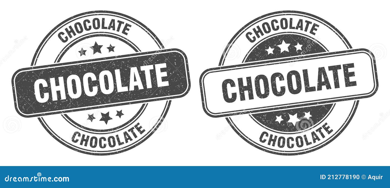 Chocolate Stamp. Chocolate Label. Round Grunge Sign Stock Vector ...