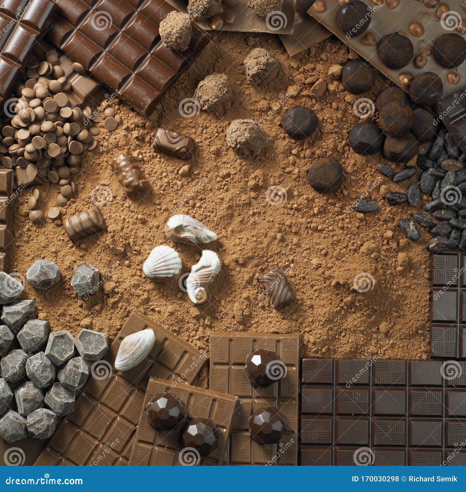 Chocolate still life stock photo. Image of cacao, milk - 170030298