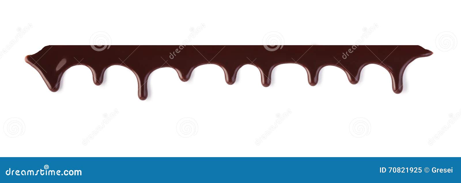 Chocolate streams stock image. Image of melt, liquid - 70821925