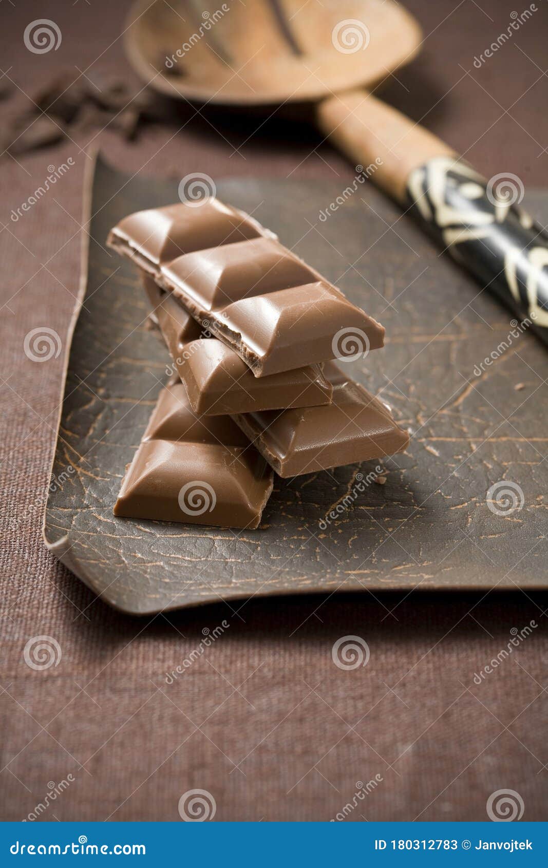 Chocolate scene stock image. Image of christmas, dark - 180312783