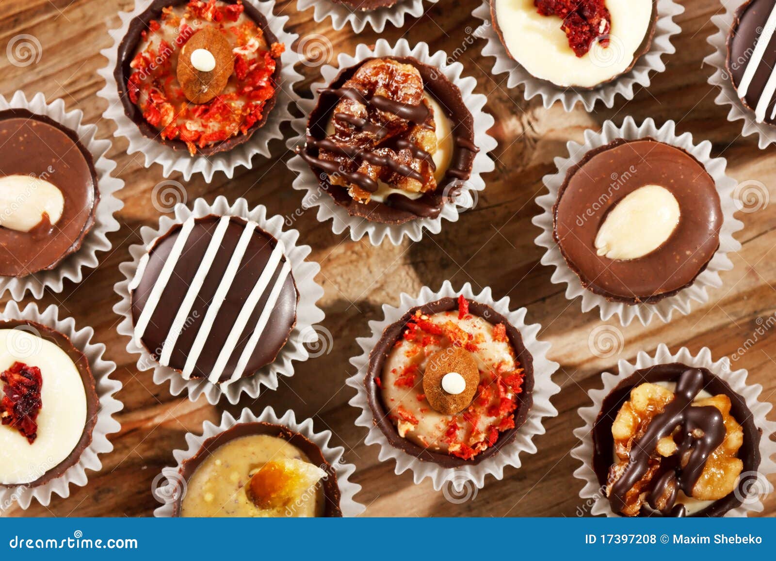 Chocolate sweets stock photo. Image of nutrition, dessert - 17397208