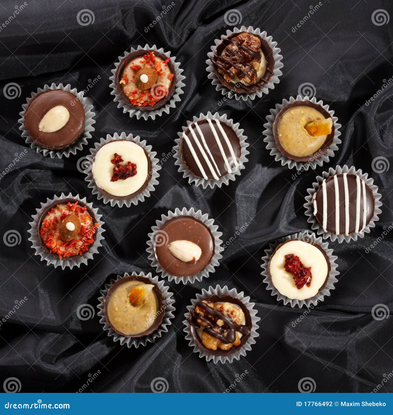 Chocolate sweets stock photo. Image of gift, present - 17766492