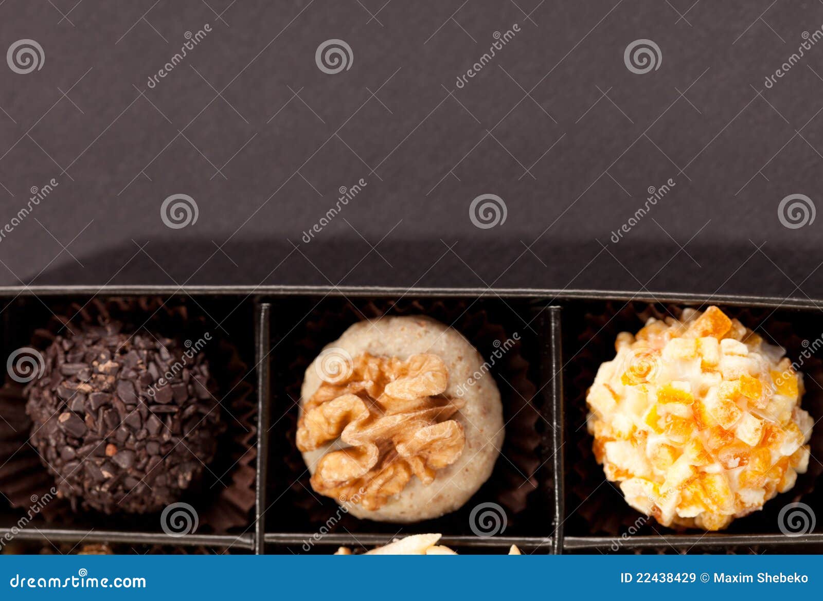 Chocolate sweets stock image. Image of gift, gourmet - 22438429