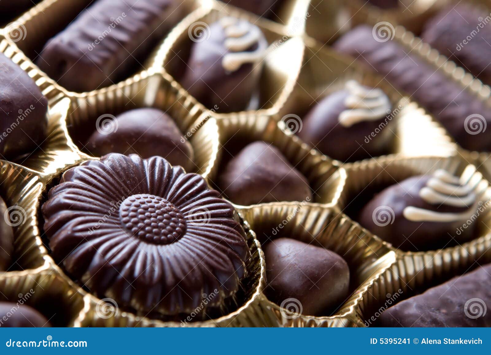 Chocolate sweets stock image. Image of tasty, cocoa, sweetmeats - 5395241