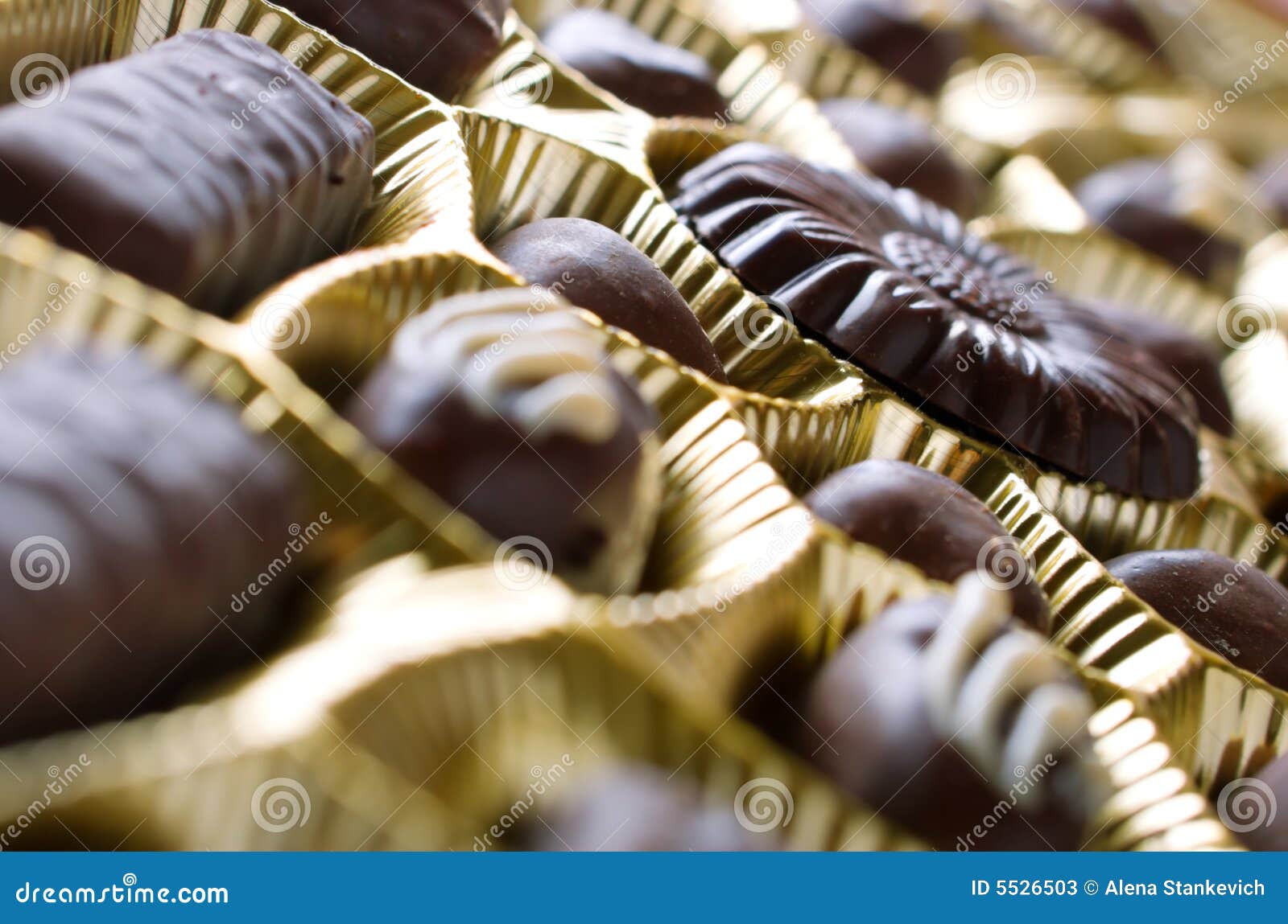 Chocolate sweets stock image. Image of isolated, bonbon - 5526503