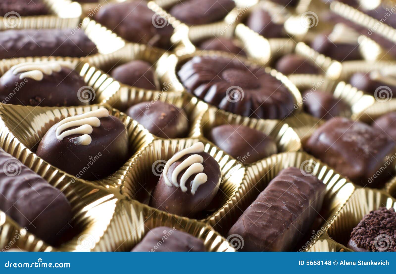 Chocolate sweets stock photo. Image of snack, chocolate - 5668148