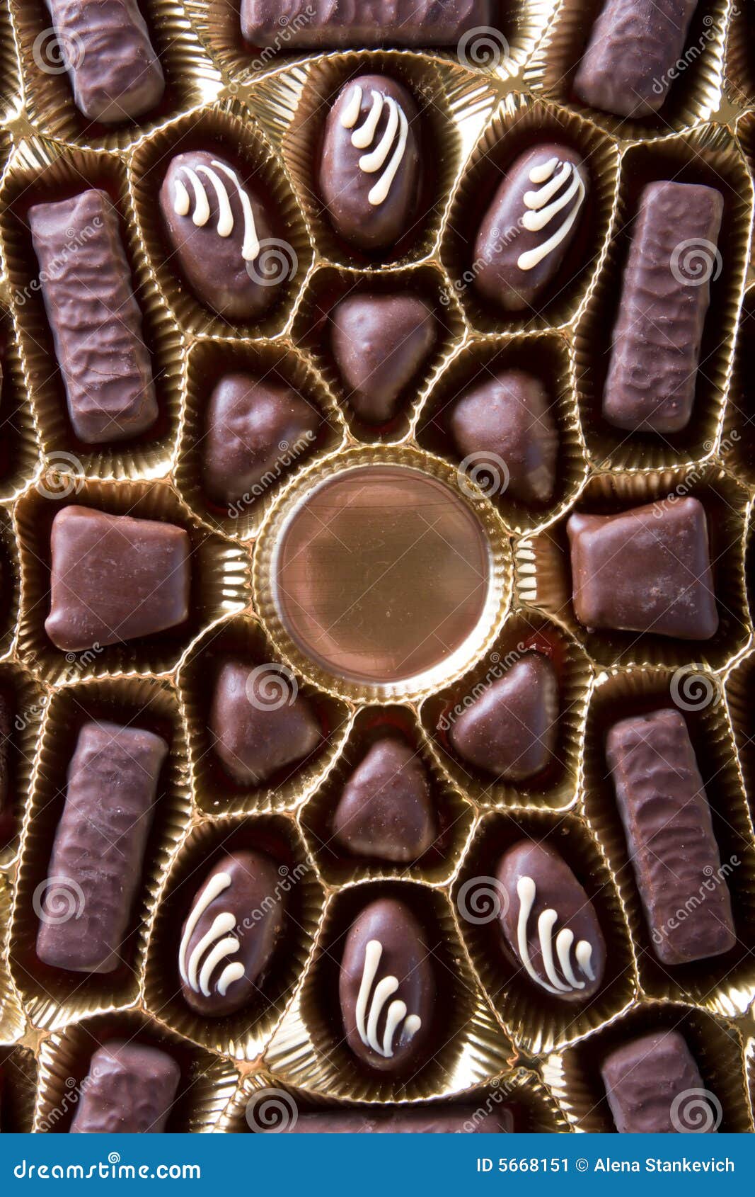 Chocolate sweets stock image. Image of horizontal, close - 5668151