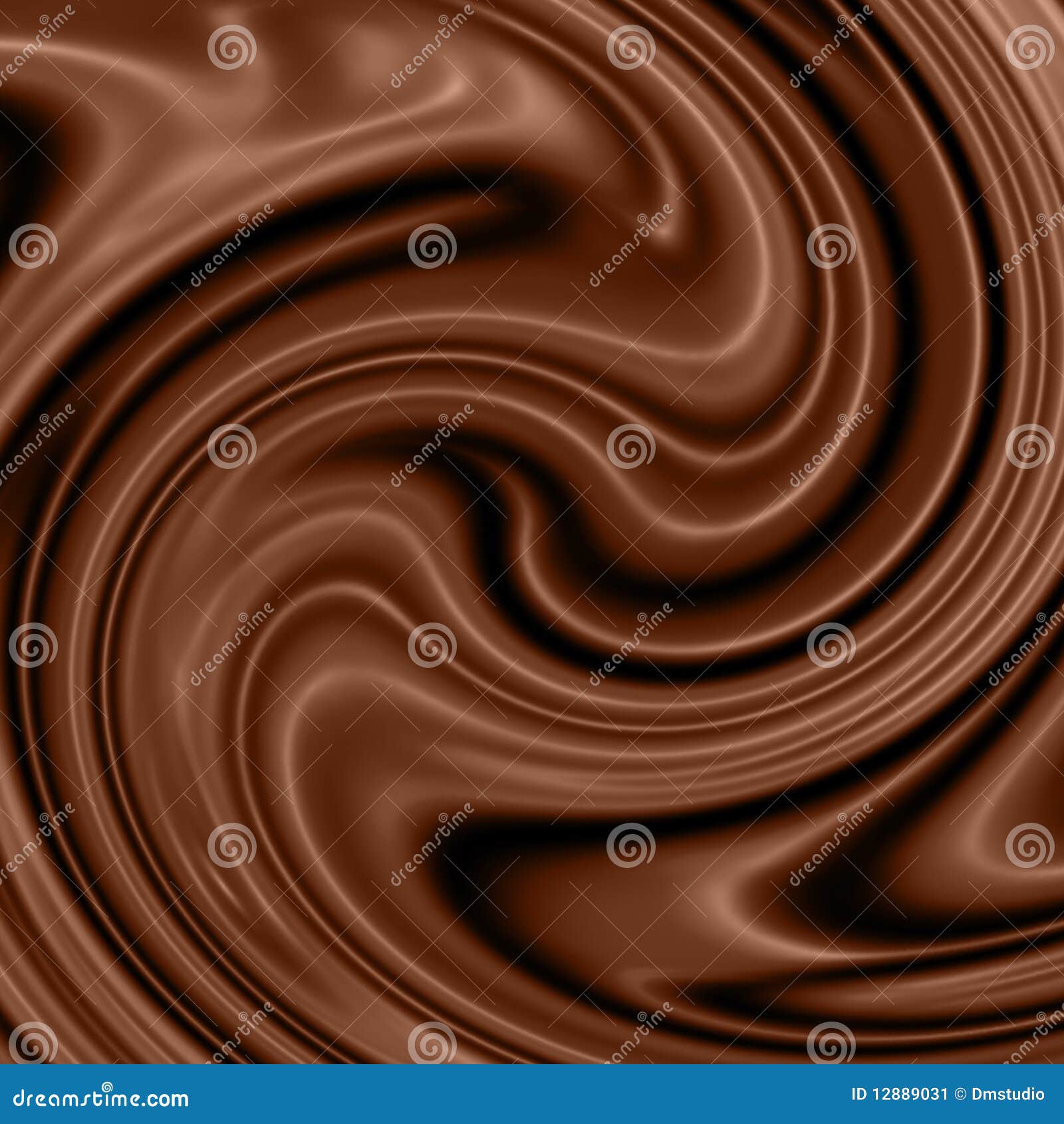 Chocolate swirl stock illustration. Illustration of candy - 12889031