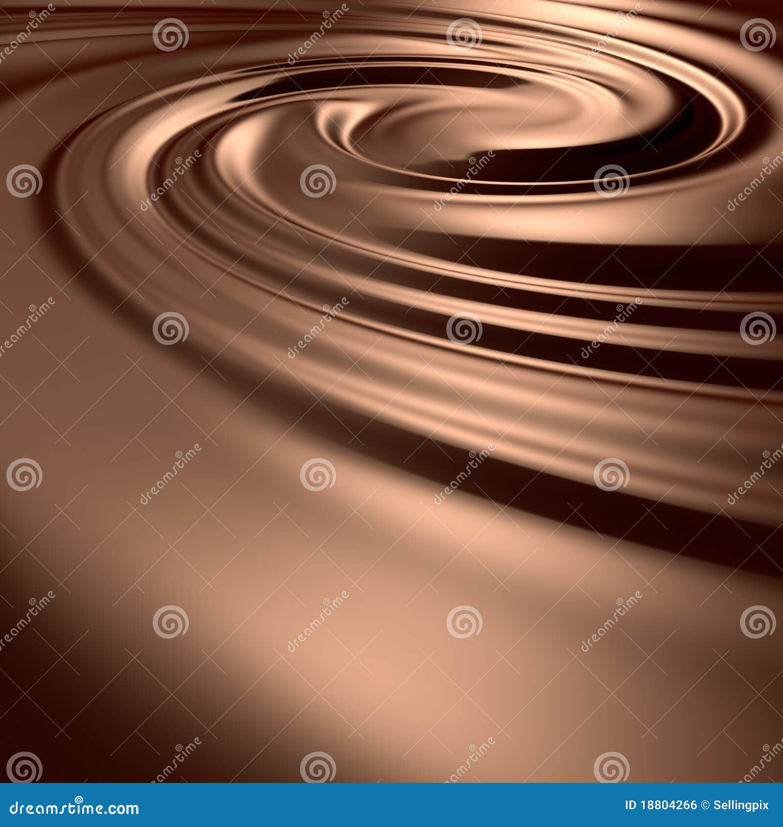 Chocolate Swirl, Duo Spread. 3d Vector Realistic Icon | CartoonDealer ...