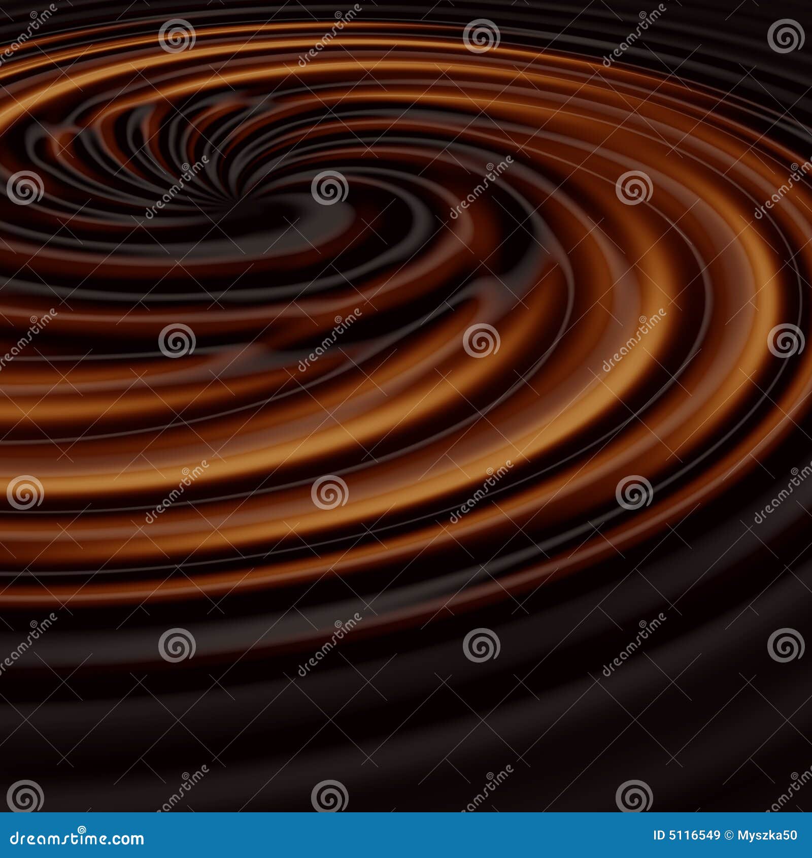 Chocolate swirl stock illustration. Illustration of chocolate - 5116549