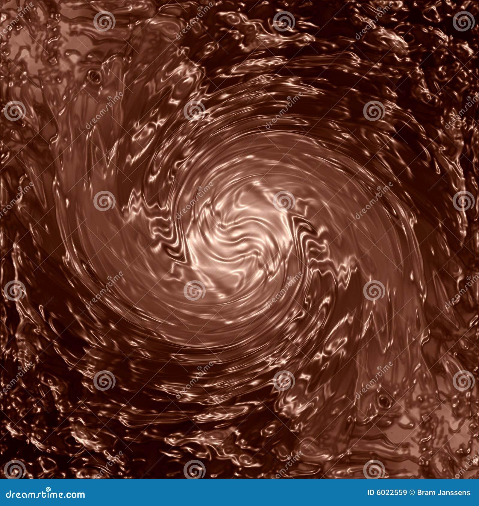 Chocolate swirl stock illustration. Illustration of food - 6022559
