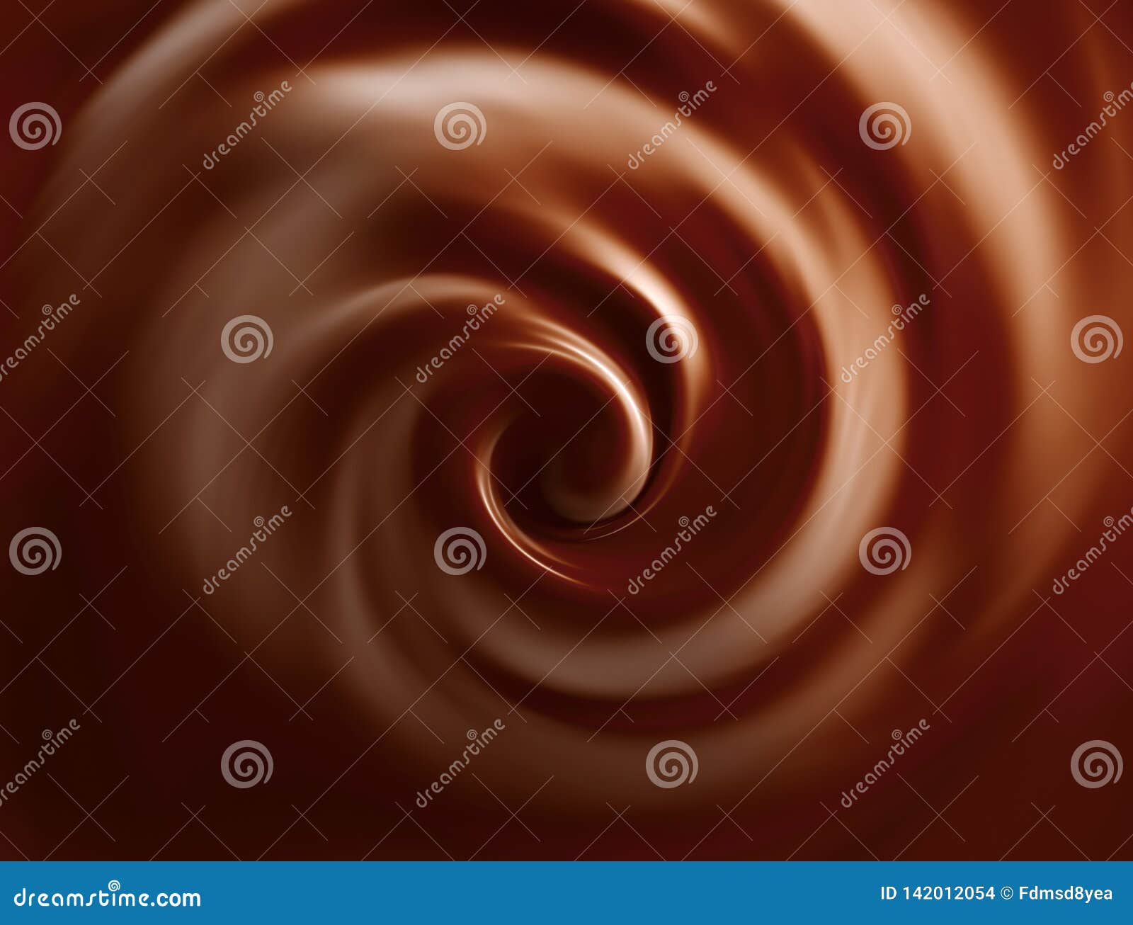 Chocolate swirl stock illustration. Illustration of ...