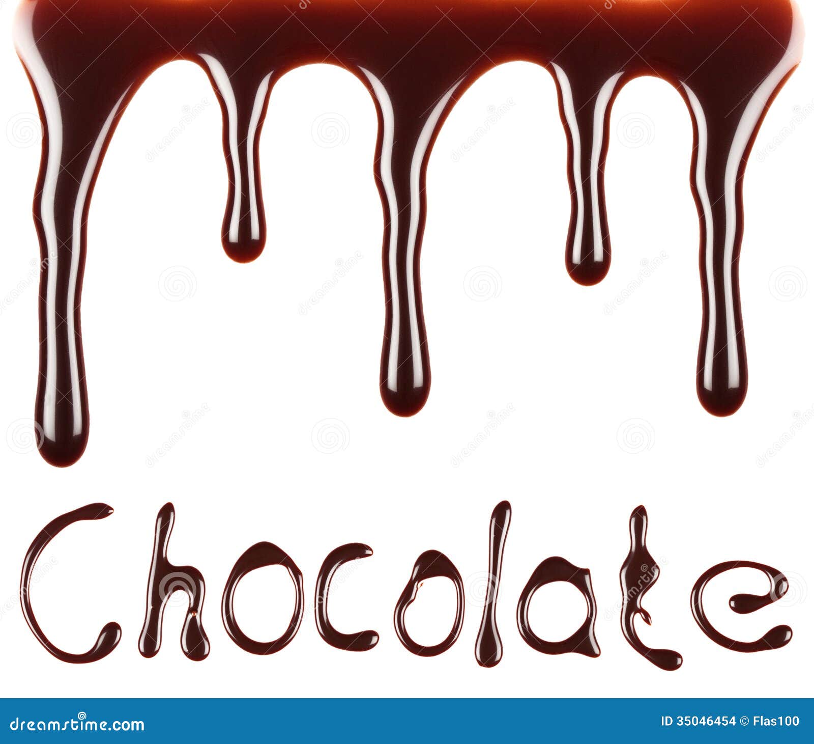 Chocolate Syrup Flow Chocolate Text Stock Photo - Image of fall, liquid ...