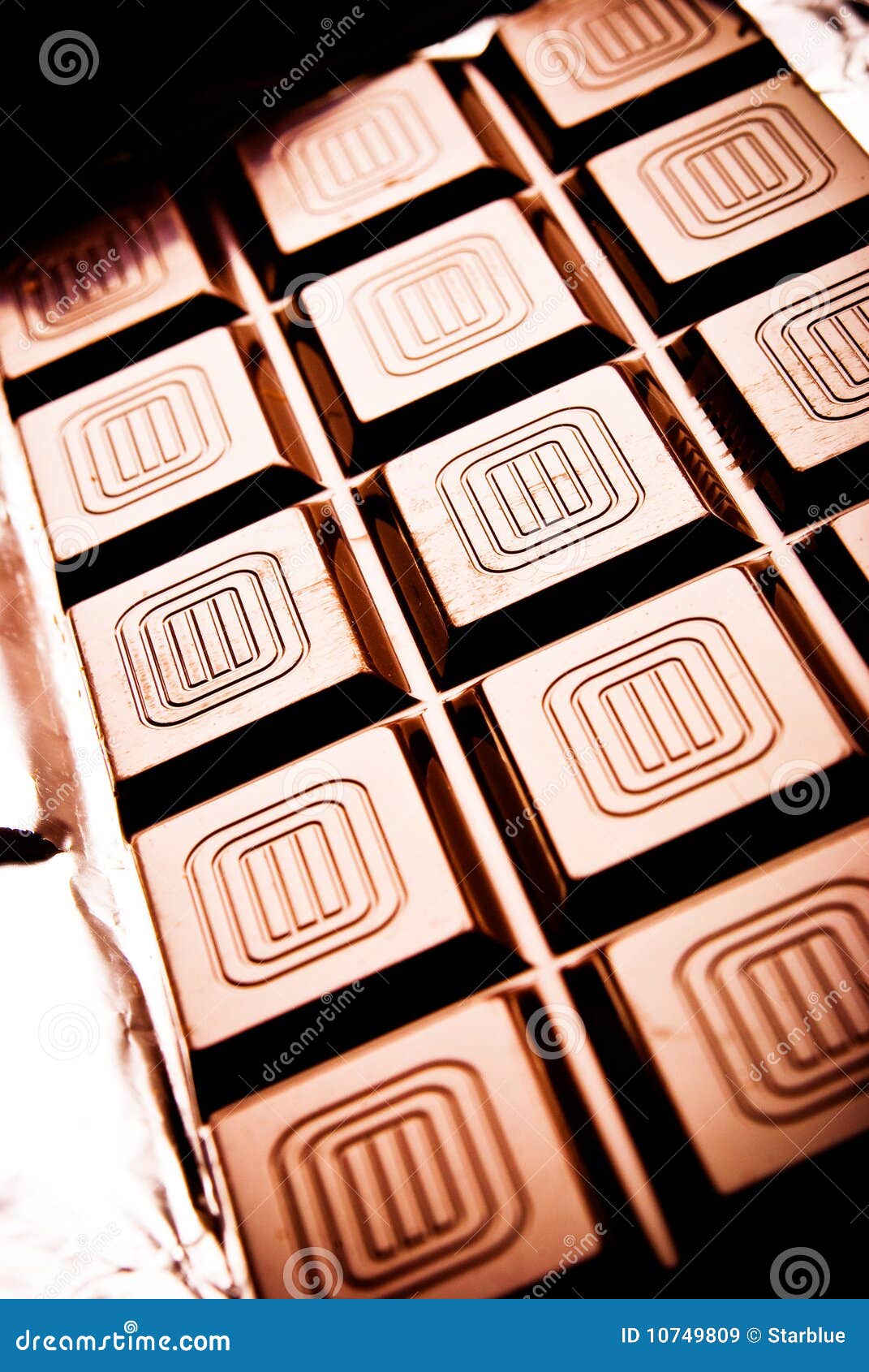 Chocolate tablet stock image. Image of sugar, food, dessert - 10749809