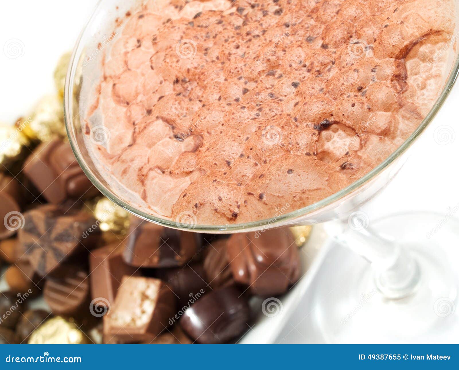 Chocolate Temptation stock image. Image of cocktail, food - 49387655