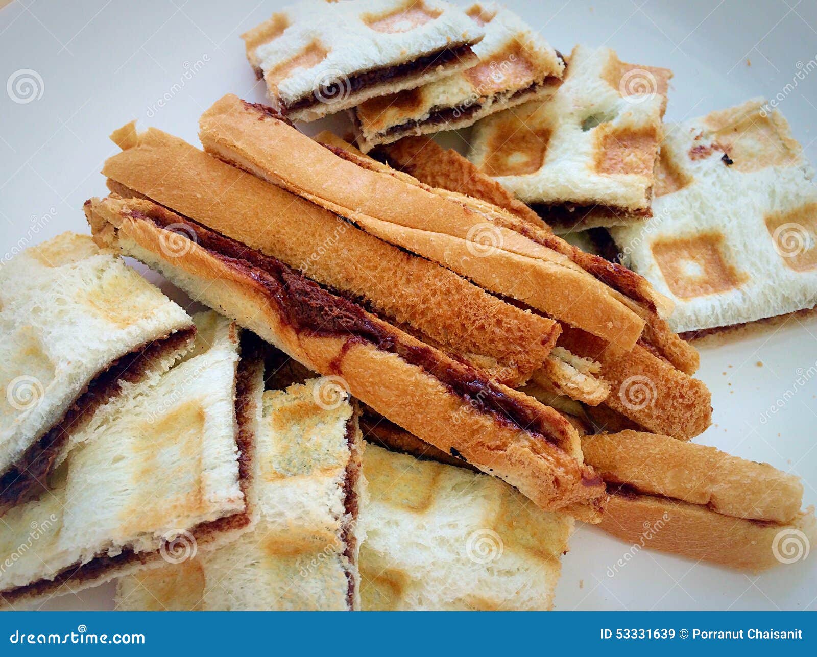 Chocolate toast stock image. Image of toast, chocolate - 53331639