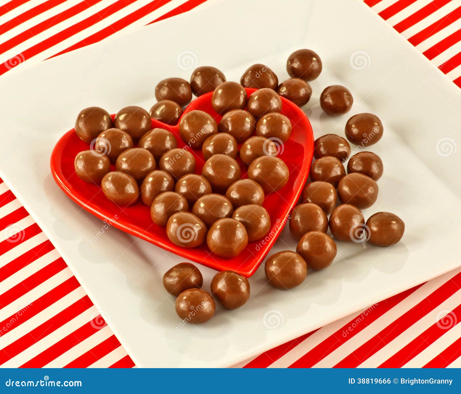 Chocolate toffee balls stock photo. Image of brown, heart - 38819666