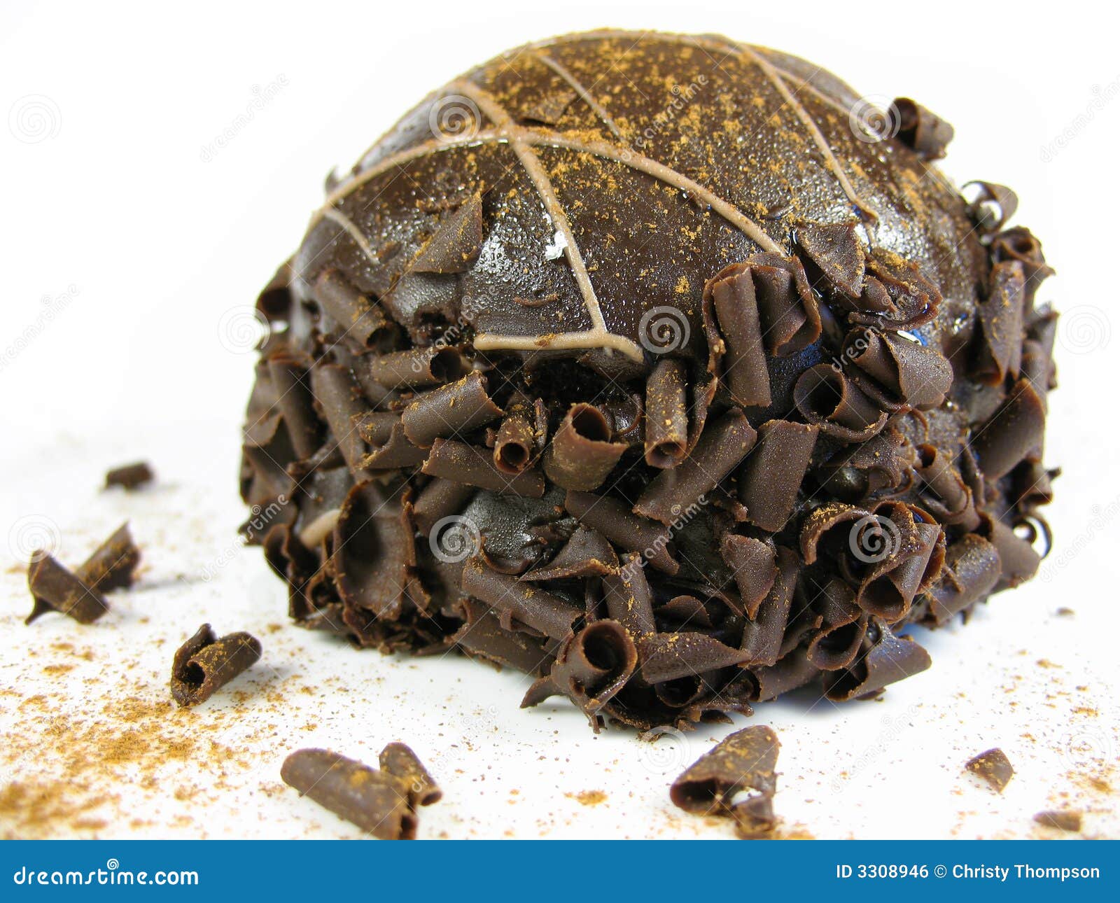 Chocolate truffle bomb stock photo. Image of valentine - 3308946